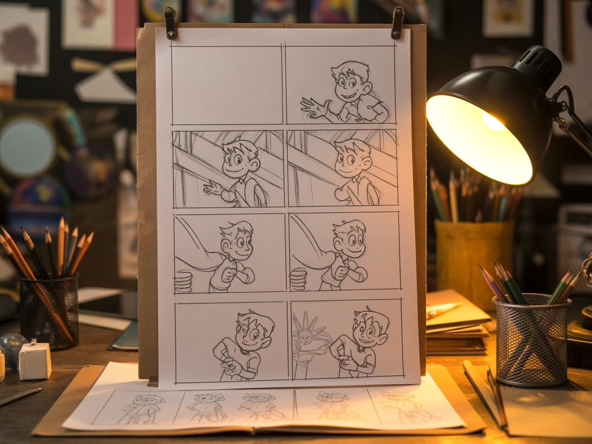 Storyboard Illustration: Plan Your Visual Story Like a Pro – Idea Hive Co.