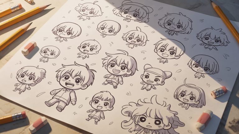 Chibi Style Character Design: Cute, Fun, and Full of Personality – Idea ...