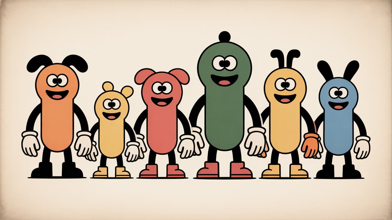 Rubber Hose Cartoon Style Design: Bringing Classic Animation Back to ...